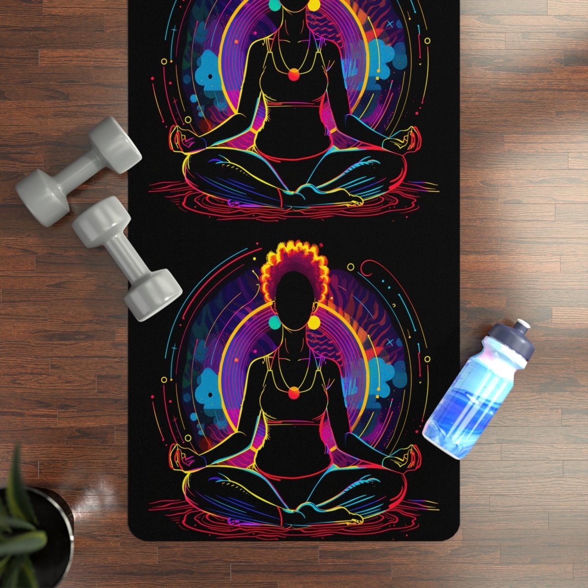Afro Glow Yoga Mat – The Trini Gee