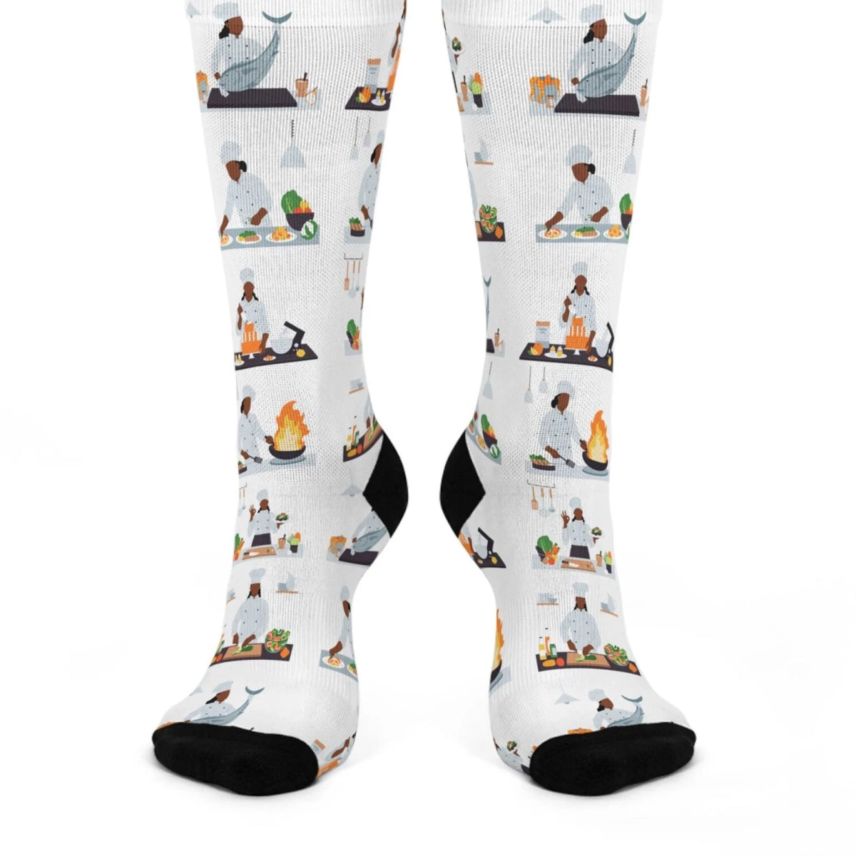 Black Chefs Crew Socks – The Trini Gee