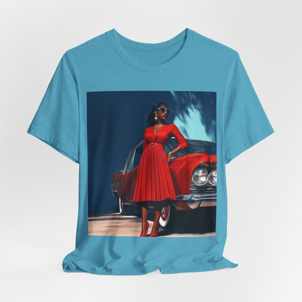 Melanin Lady in Red Shirt – The Trini Gee