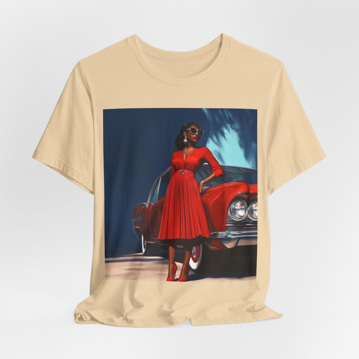 Melanin Lady in Red Shirt – The Trini Gee